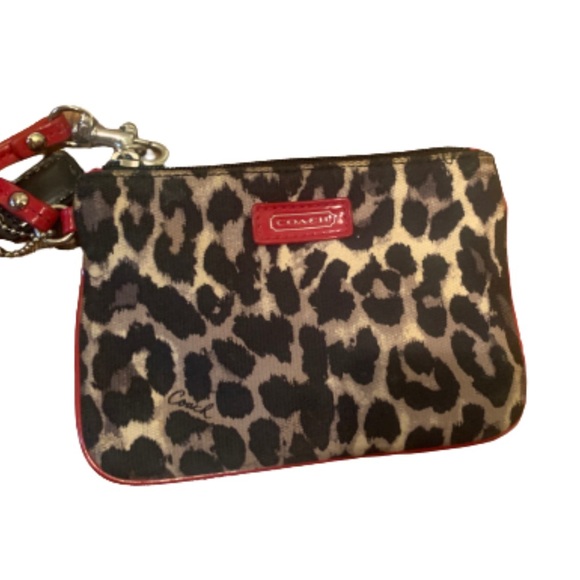 Coach | Bags | Coach Leopard Print Wristletwallet | Poshmark